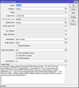 DOKTOR NETWORK: Script Simple Queue Otomatis Dari DHCP Server Leases