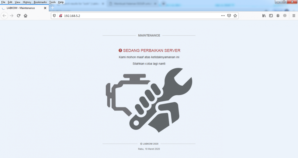 Membuat Halaman Pemberitahuan Ketika Internet Mati Untuk Pelanggan ...